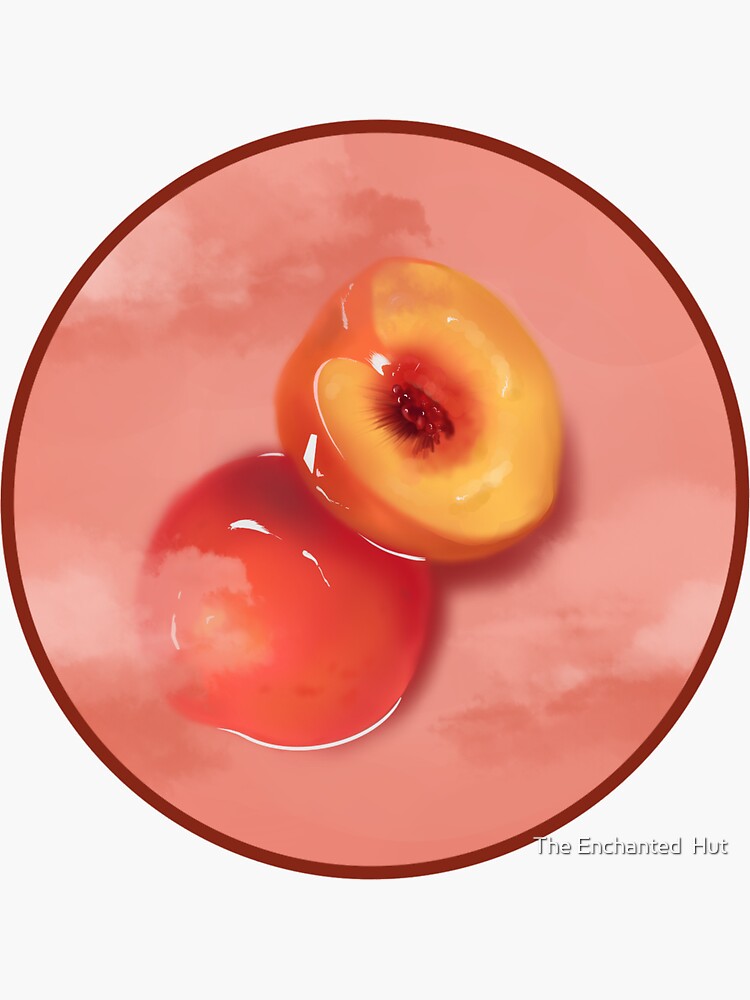 "Aesthetic Peach" Sticker for Sale by MadisynTrubshaw | Redbubble