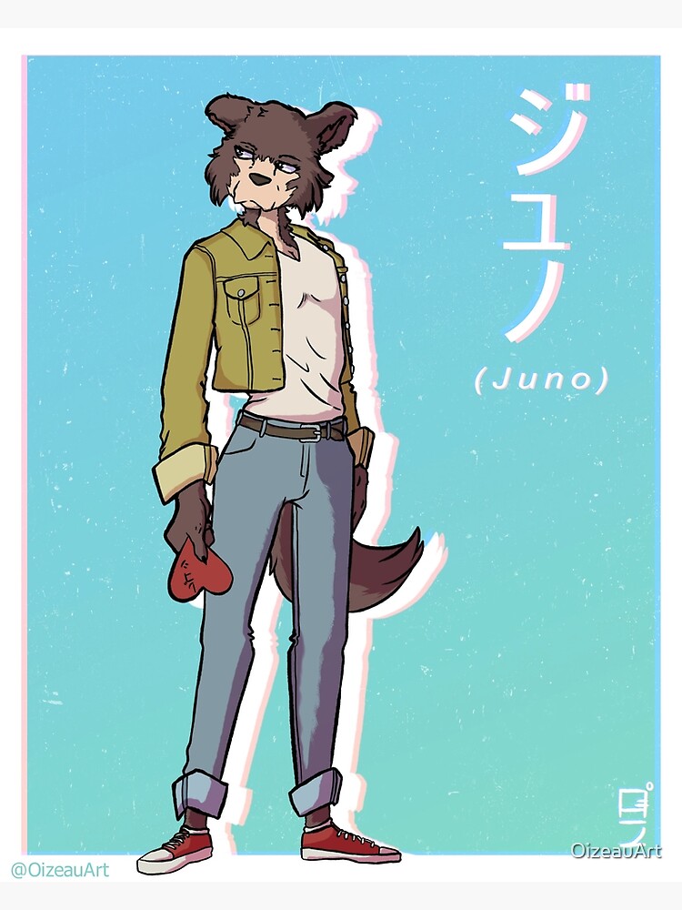 "Beastars Juno, Retro Anime" Photographic Print by OizeauArt | Redbubble