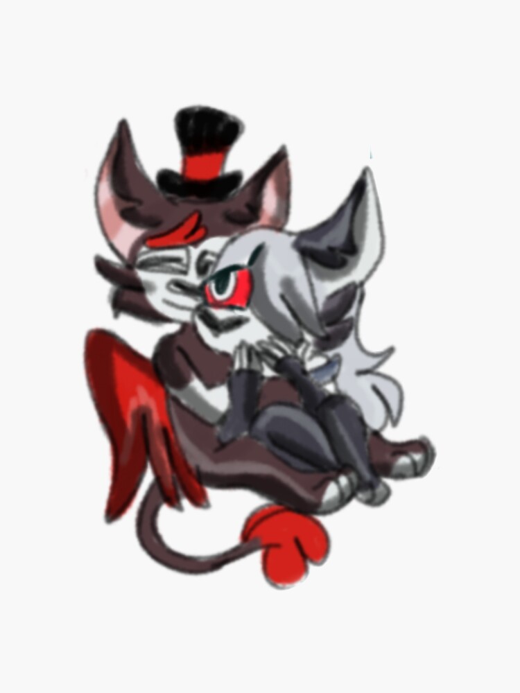 "Loona x Husk" Sticker for Sale by MercenaryMoon | Redbubble