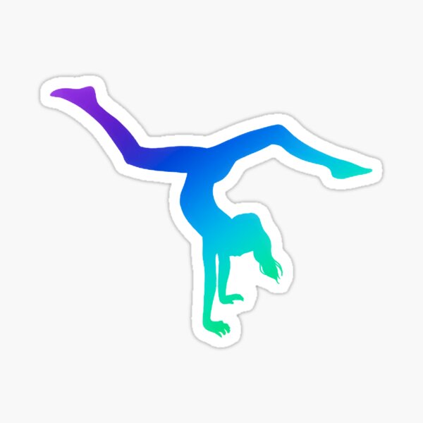 "A double stag handstand" Sticker for Sale by artsyreader | Redbubble