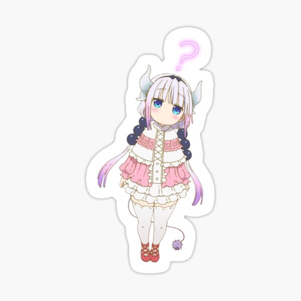 "?Curious Dragon Maid Kanna Kamui " Sticker for Sale by primeybaby ...