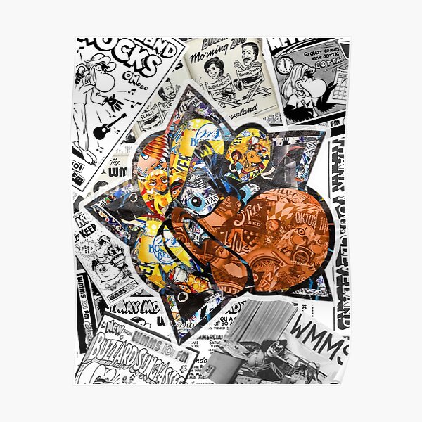 "WMMS The Buzzard" Poster for Sale by BlankCanvasCLE | Redbubble