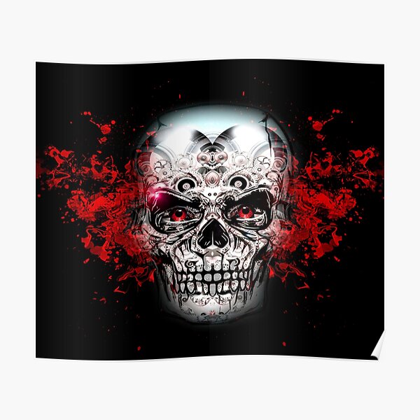 "Skull Art" Poster for Sale by leen12 | Redbubble