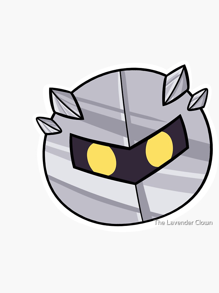 "Meta Knight Sticker" Sticker for Sale by LavenderCream | Redbubble