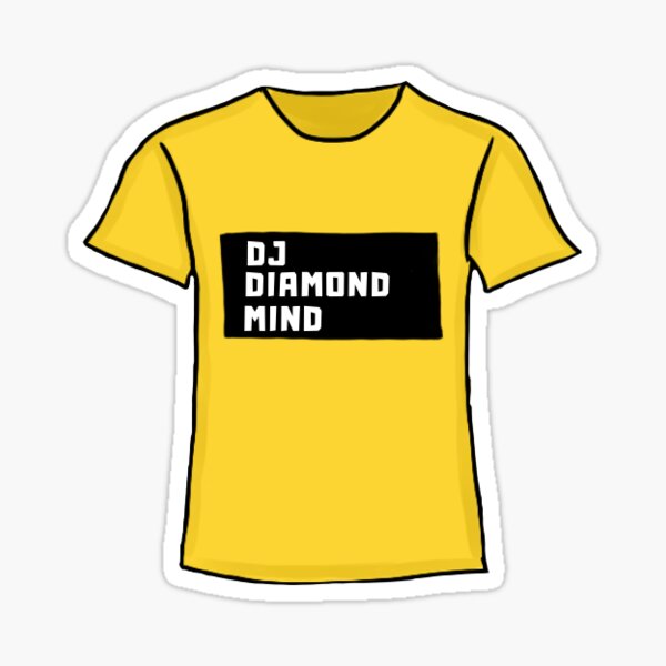 "DJ Diamond Mind Shirt Sticker" Sticker for Sale by Ahmerie ...