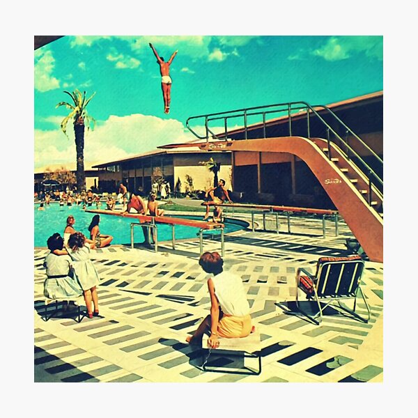 "Mid century modern pool 1950s motel pool photograph" Photographic ...