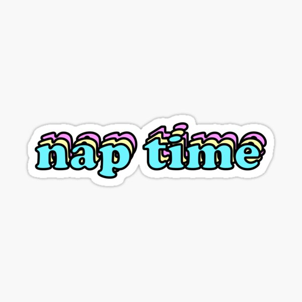 "Nap Time" Sticker by trusnak13 | Redbubble