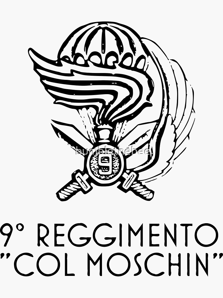 "Col Moschin logo" Sticker for Sale by bumblethebee | Redbubble