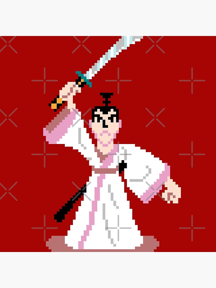 "Samurai Jack Pixel Art - Triumph" Poster for Sale by potluck | Redbubble