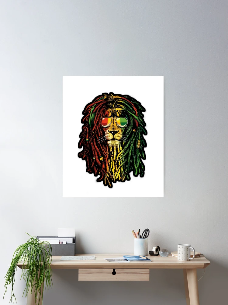 Bob Marley Lion Posters