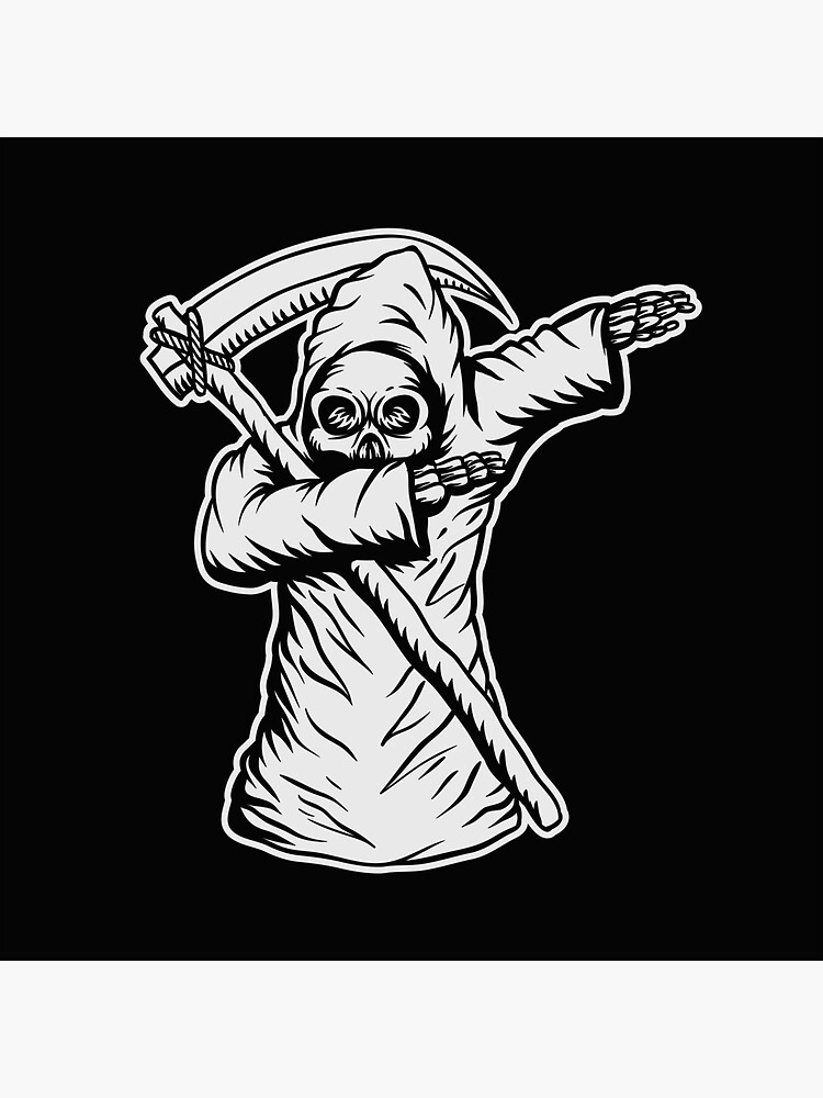 "Death skeleton Jack the Ripper" Sticker by Fanindra | Redbubble