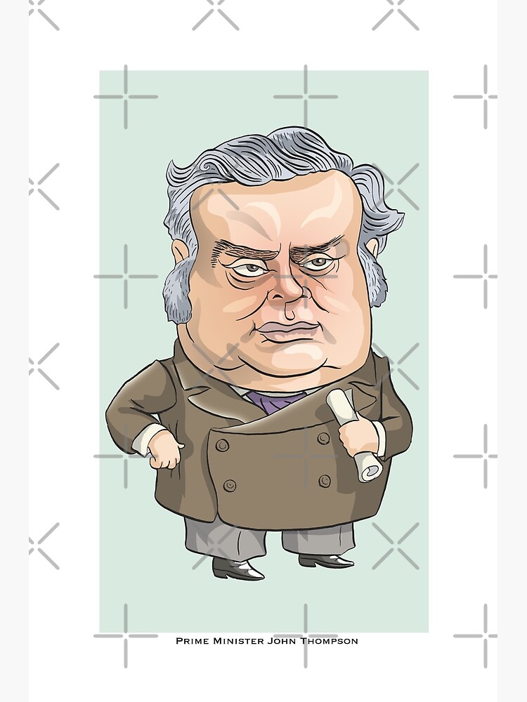 "Sir John Thompson" Poster by MacKaycartoons | Redbubble