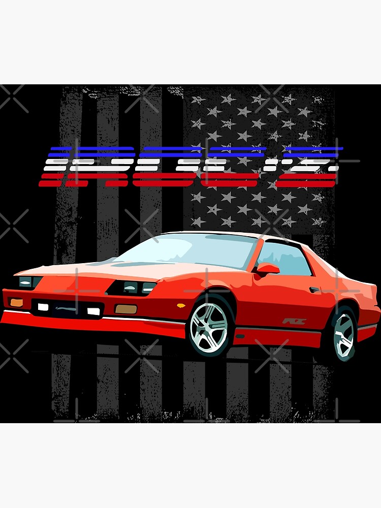 "1987 Camaro IROC-Z - USA" Poster for Sale by FromThe8Tees | Redbubble