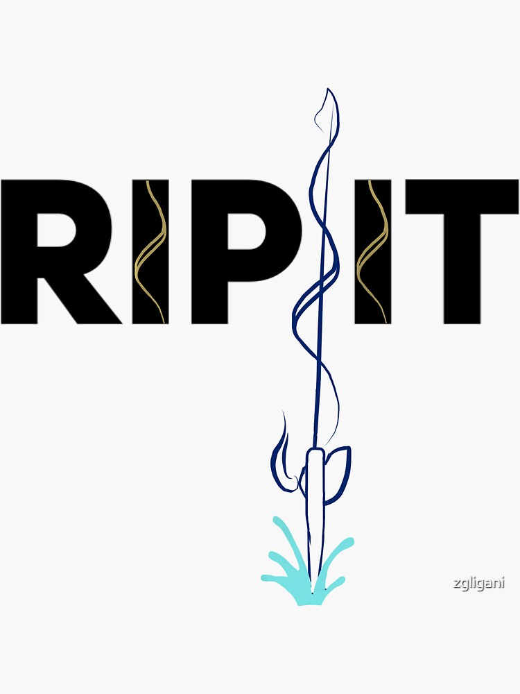 "Rip It" Sticker by zgligani | Redbubble