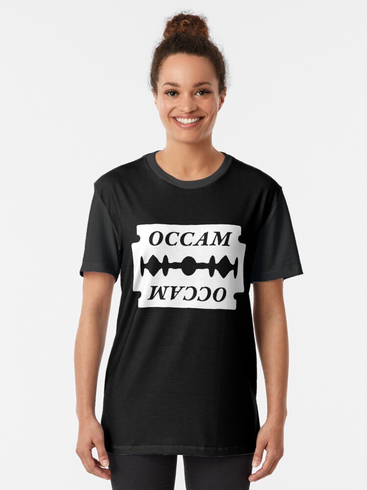 "Occam's Razor Blade - simple problem solving" Graphic T-Shirt for Sale ...