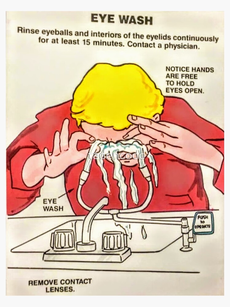 "Eye Wash" Sticker for Sale by tadencodd | Redbubble