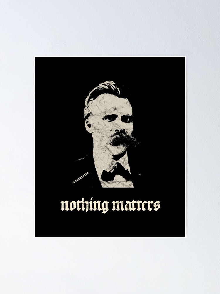 "Vintage Nietzsche Philosophy Nihilism Design Kant " Poster for Sale by ...