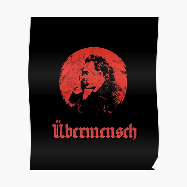 "Vintage Ubermensch Philosophy Nietzsche Kant Nihilism Design ...