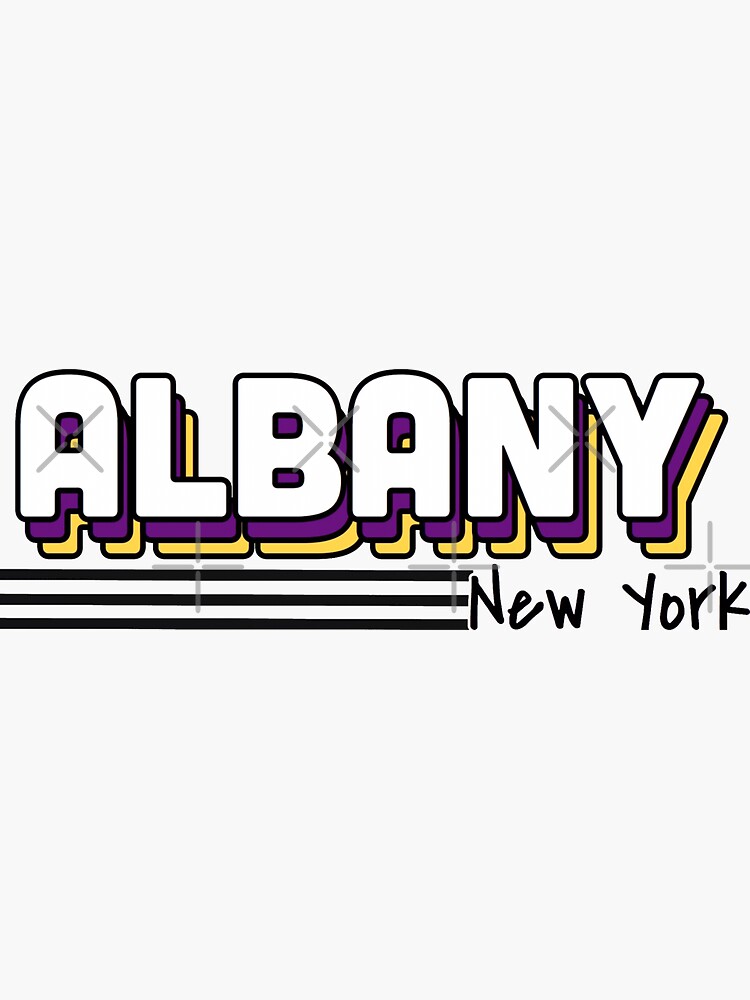 "Albany New York" Sticker for Sale by moniquesb | Redbubble