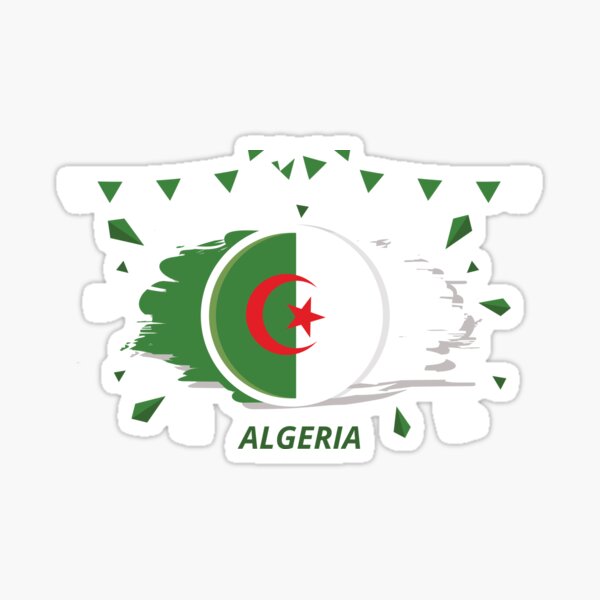 "Algeria flag" Sticker for Sale by Seb-Sk93 | Redbubble