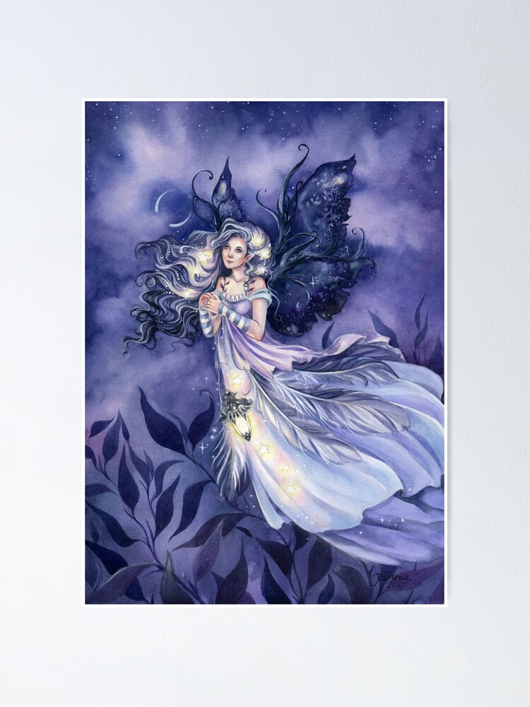 "Fairy Fay Faery Fantasy Art by Janna Prosvirina" Poster by ...