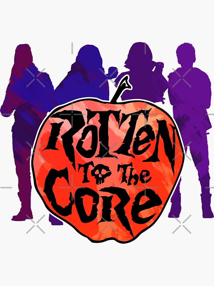 "Rotten to the Core" Sticker for Sale by RackhamGreg | Redbubble