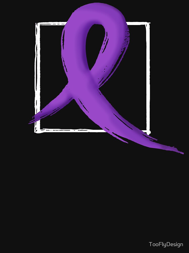 "Prostate Cancer Awareness Purple Ribbon" T-shirt for Sale by ...