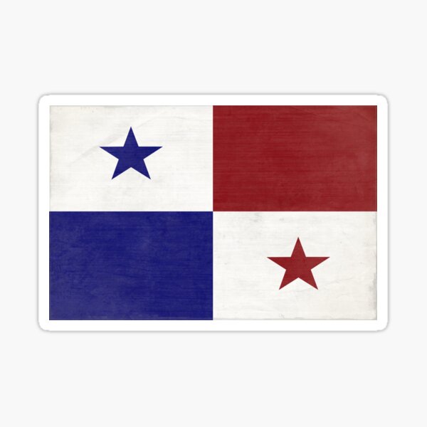 "Panama Flag" Sticker for Sale by LMontgomery | Redbubble