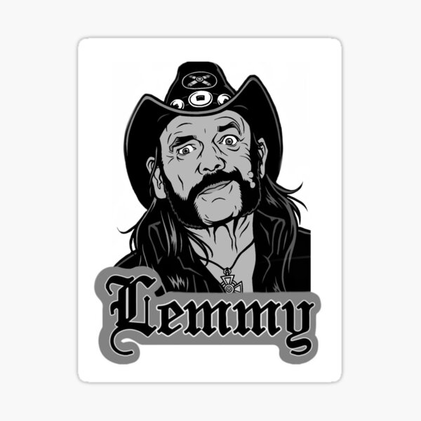 Lemmy Kilmister Stickers | Redbubble