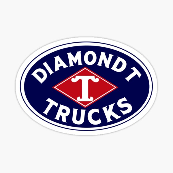 "Diamond T Trucks" Sticker for Sale by Bloxworth | Redbubble