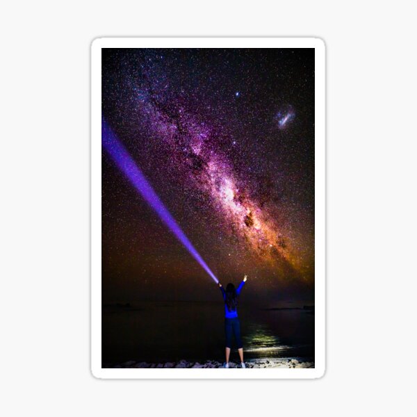 "Stars above us" Sticker by aiinojani | Redbubble