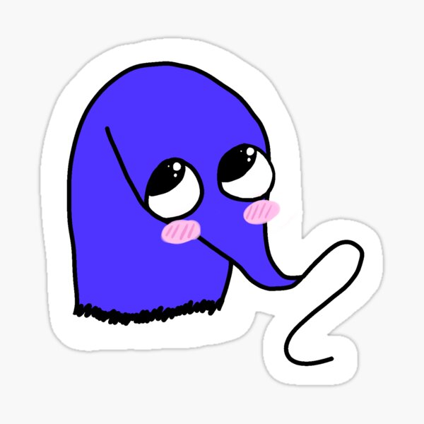 "Smooth Shy worm" Sticker for Sale by Angryturtle443 | Redbubble