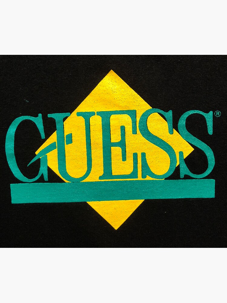 "Vintage Guess Logo" Sticker for Sale by laserknife | Redbubble