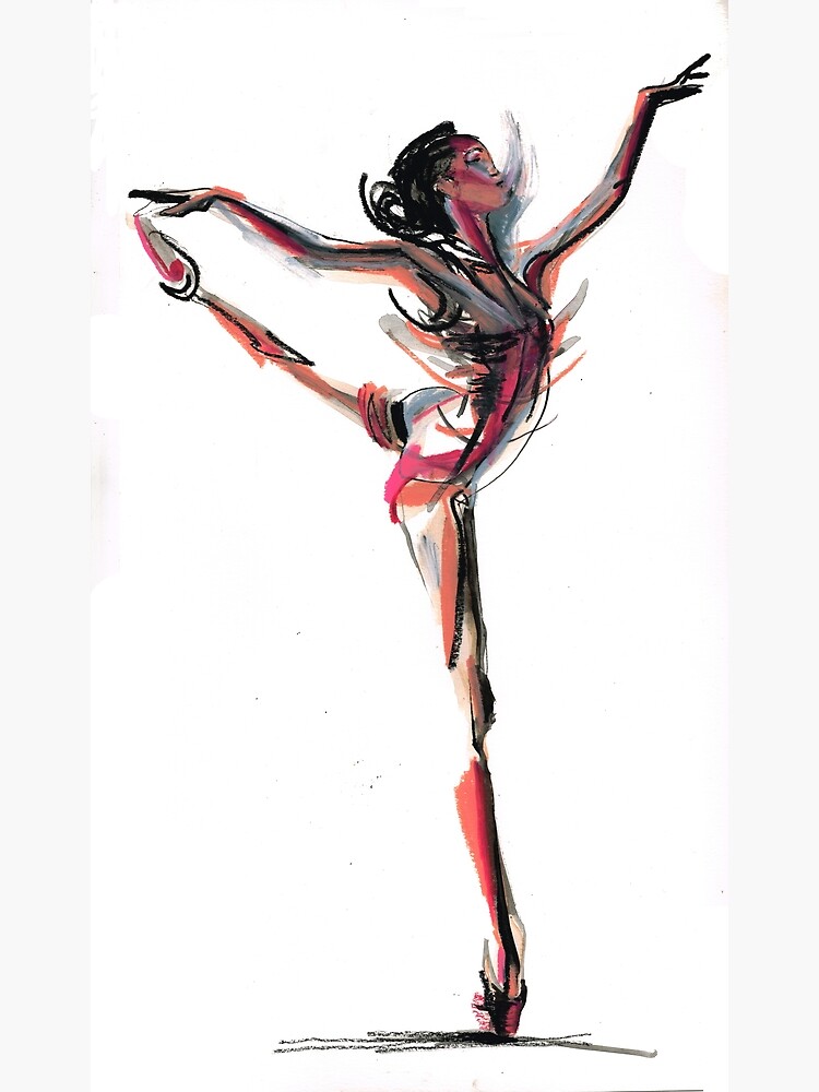 "Expressive Dancer Dance Drawing " Poster for Sale by CatarinaGarcia ...