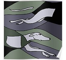 "Fun Greyhound Racing Dog Art Abstract" by naturesfancy | Redbubble