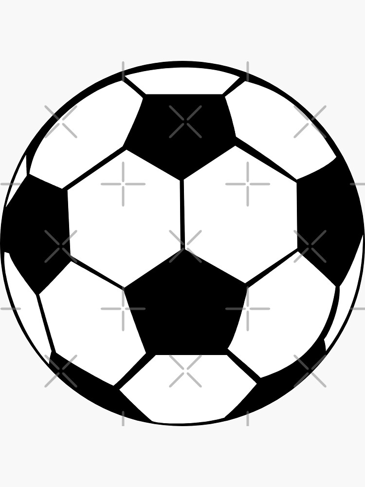 "SOCCER BALL FOOTBALL" Sticker for Sale by SportsT-Shirts | Redbubble