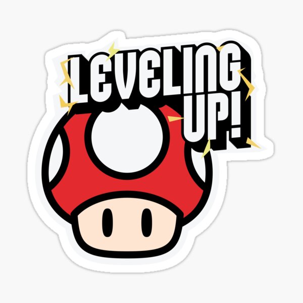 "Level Up Power" Sticker for Sale by MeepleKingdom | Redbubble