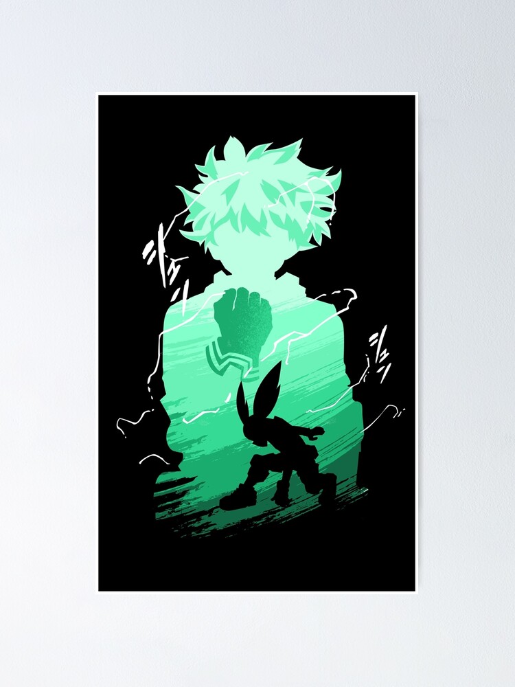 "Midoria Green" Poster for Sale by Halleydalida | Redbubble