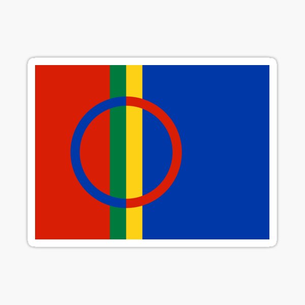 "Sami flag" Sticker for Sale by ArgosDesigns | Redbubble