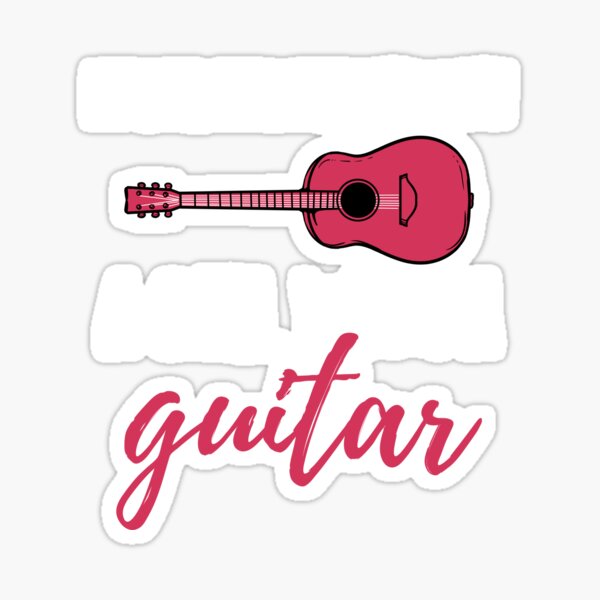 "Pink Guitar Girls" Sticker for Sale by 4tomic | Redbubble