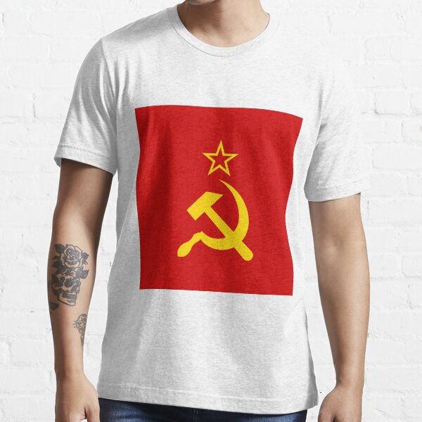 "Flag of USSR - Soviet Union Flag" T-shirt by ArgosDesigns | Redbubble ...