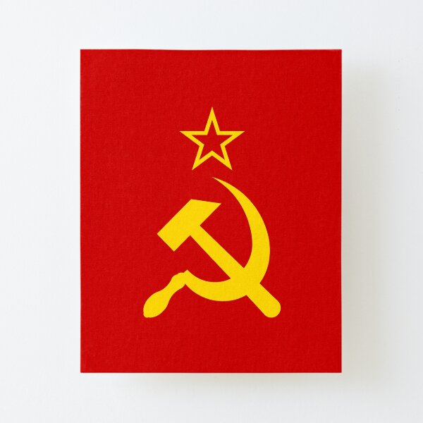 "Flag of USSR - Soviet Union Flag" Mounted Print for Sale by ...