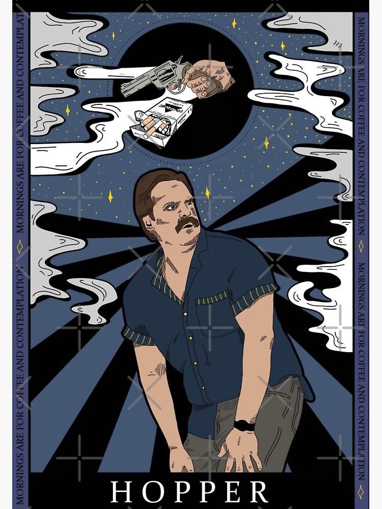 "Hopper Tarot Card" Sticker for Sale by creehowlett | Redbubble