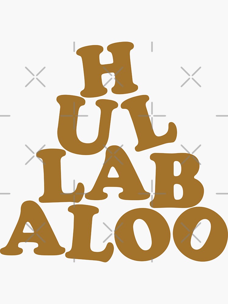 "Hollywood Hullabaloo" Sticker for Sale by BeyondGraphic | Redbubble