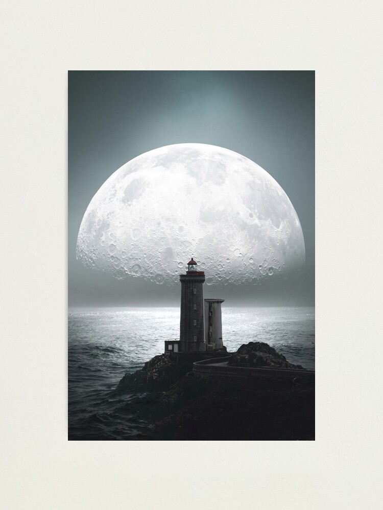 Lámina fotográfica «Me inspiró la luna llena que se veía muy hermosa el ...