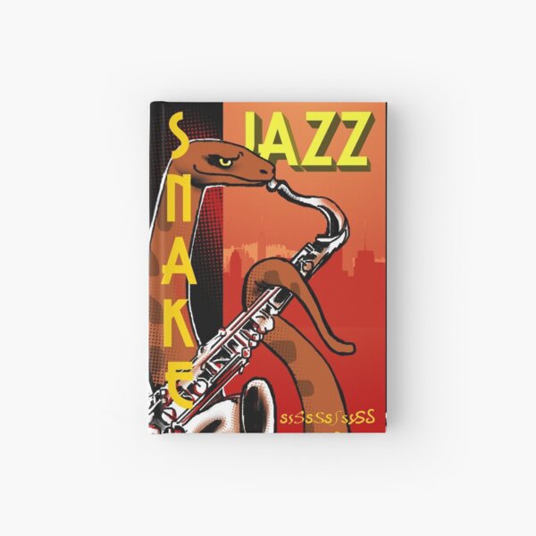 Snake Jazz Hardcover Journals | Redbubble