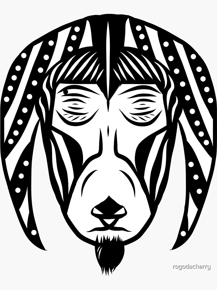 "Da Goat" Sticker by rogodacherry | Redbubble