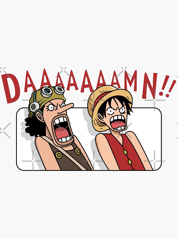 "DAAAMN!" Sticker for Sale by Cero81 | Redbubble
