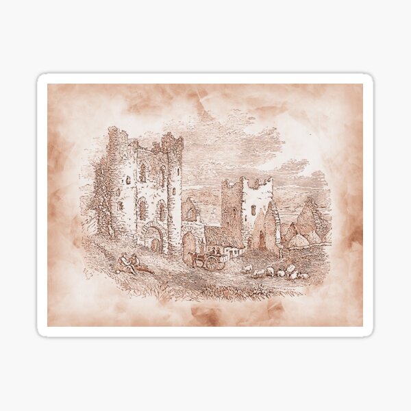 "Ancient Medieval Castle" Sticker by ErianAndre | Redbubble