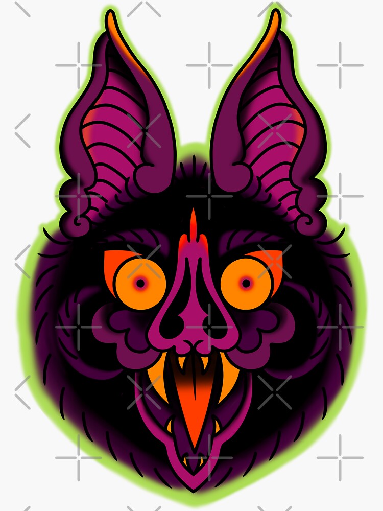 "trad bat" Sticker for Sale by despresso | Redbubble
